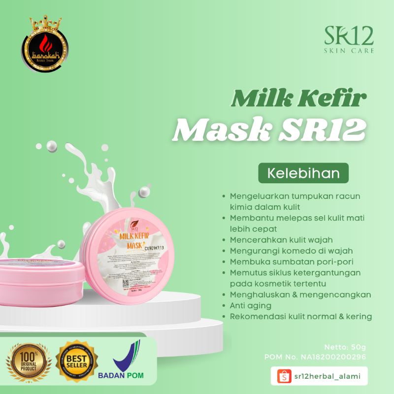 Dry Skin BASMI / MILK KEFIR MASK SR 12 / Humidity Skin / Smooth ...