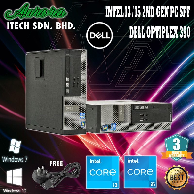 ( OFFER INTEL I3 / I5 2ND GEN ) PC DELL OPTIPLEX 390 SFF/DESKTOP, INTEL ...