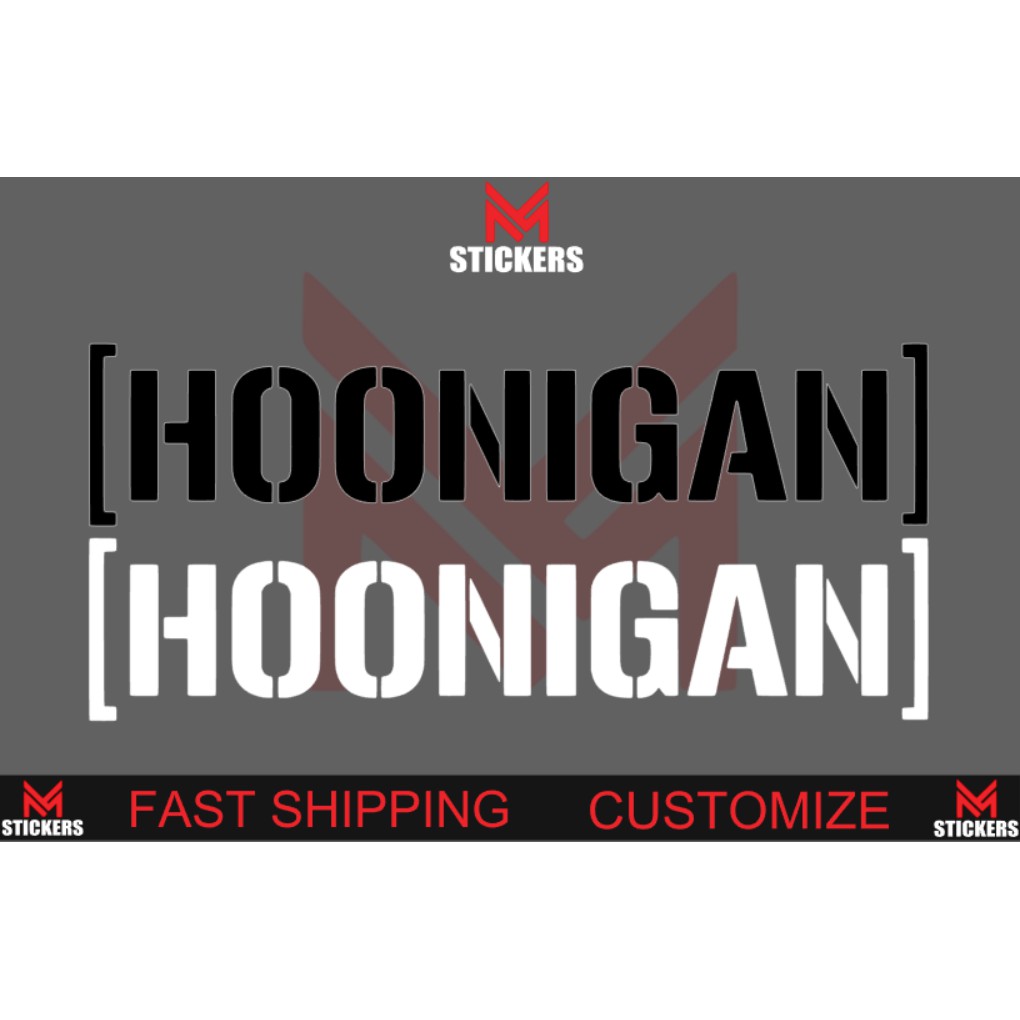 [HOONIGAN] CAR STICKER HONDA TOYOTA NISSAN PERODUA PROTON MITSUBISHI ...