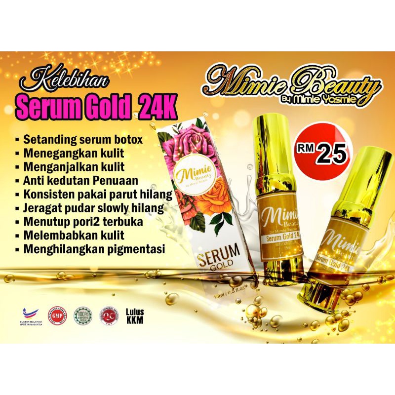 🔥SERUM GOLD MIMIE BEAUTY 🔥 | Shopee Malaysia