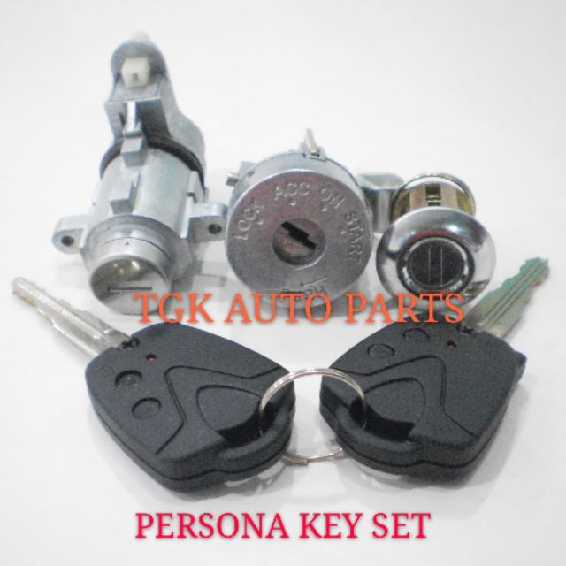 PROTON PERSONA STARTER KEY WITH DOOR KEY LOCK SET (FULL) | Shopee Malaysia