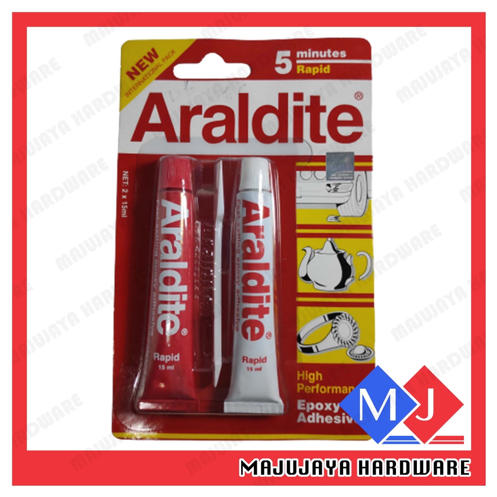 ARALDITE 5 Minutes Rapid Epoxy Adhesive Glue Rapid Crystal 5 Minutes ...