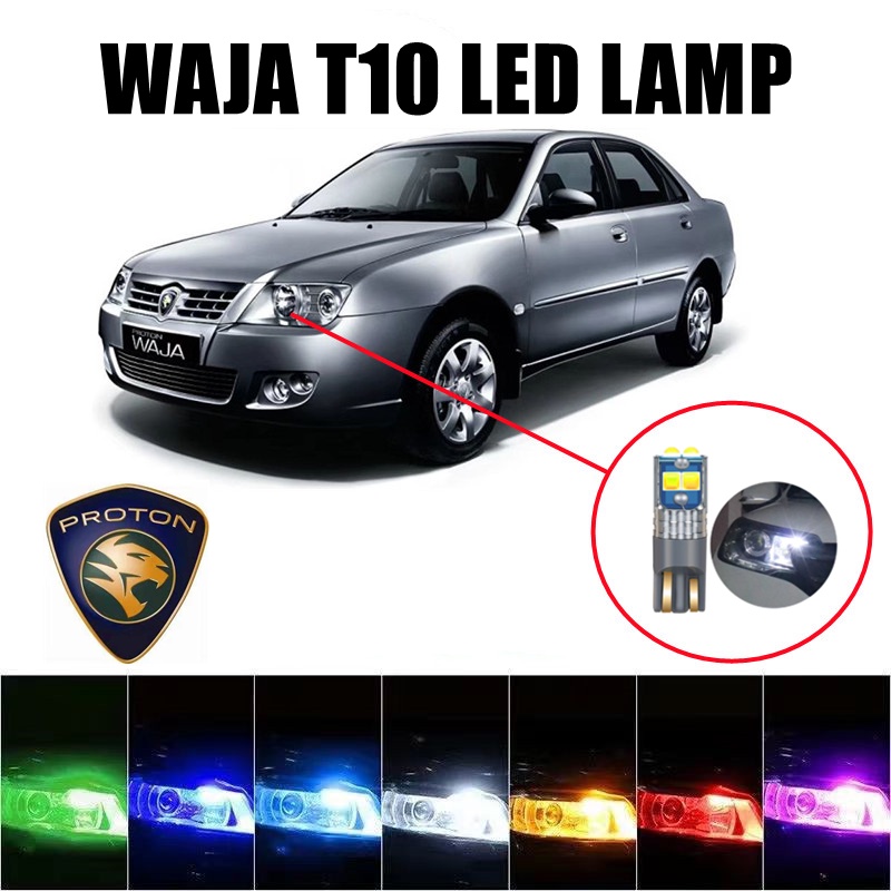 1PC LED Proton Waja T10/W5W Bulb Small Headlight Waja lamp LED Dome ...