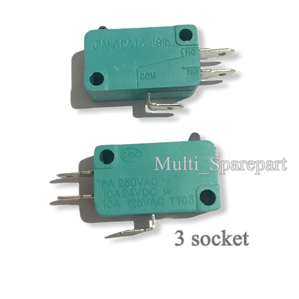 3 Pin Micro Switch Rice Cooker 10A/20A 250VAC for Spare Parts | Shopee ...