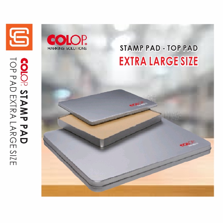 COLOP TOP PAD 2 | 3 I EXTRA LARGE SIZE STAMP PAD I UNINK PAD | Shopee ...