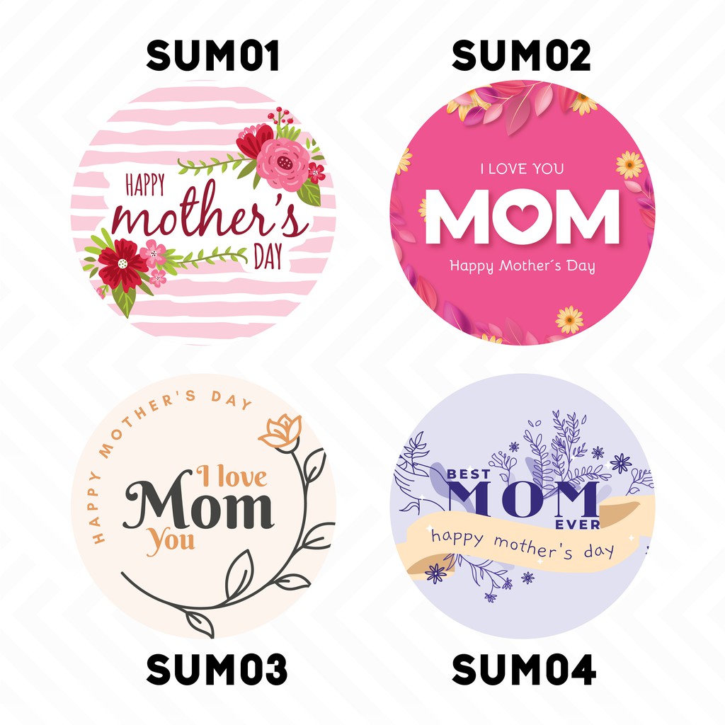 Sticker Mothers Day - Sticker Happy Mother's Day - 母亲节贴纸 | Shopee Malaysia