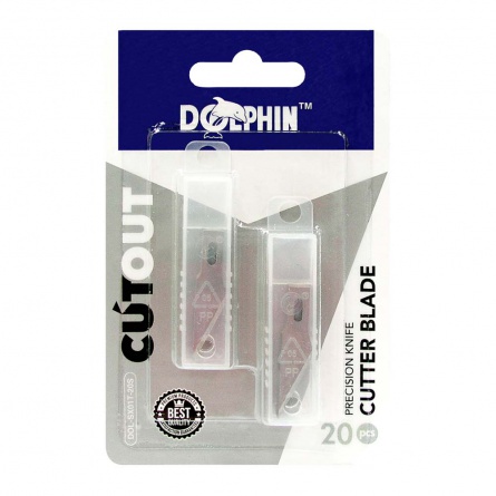DOLPHIN Precision Knife Cutter Blades Refill (S/L Size) | Shopee Malaysia