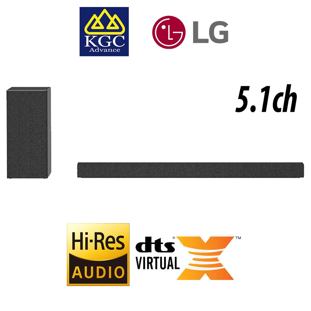 LG Soundbar SP7Y 5.1Ch High Res Audio Sound Bar with DTS Virtual:X ...