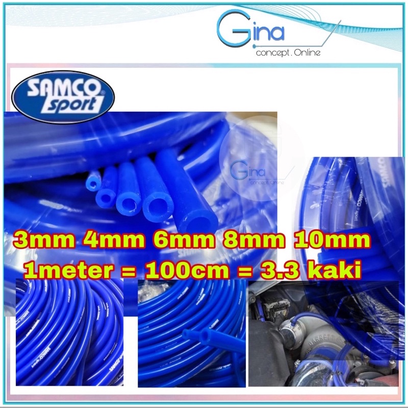 SAMCO VACUUM HOSE 3mm 4mm 6mm 8mm 10mm(1meter=100cm)SAMCO SILICONE HOSE | Shopee Malaysia