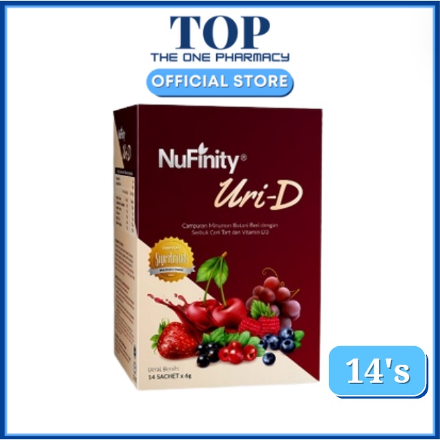 NuFinity Uri-D Sachet 6g x 14s | Shopee Malaysia