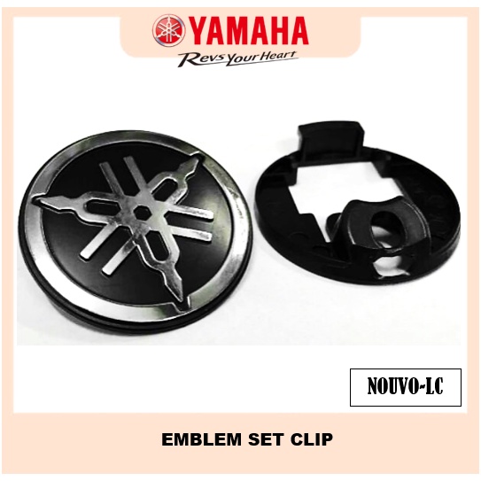 YAMAHA NOUVO-LC EMBLEM SET CLIP EMBLEM SET LAMBANG YAMAHA LOGO NOUVO LC ...