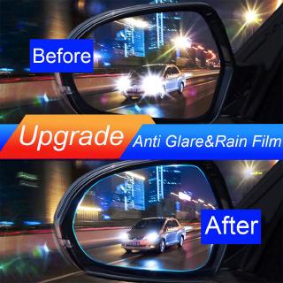 2Pcs Car Rearview Mirror Rain Film Waterproof Anti Fog Anti Glare ...