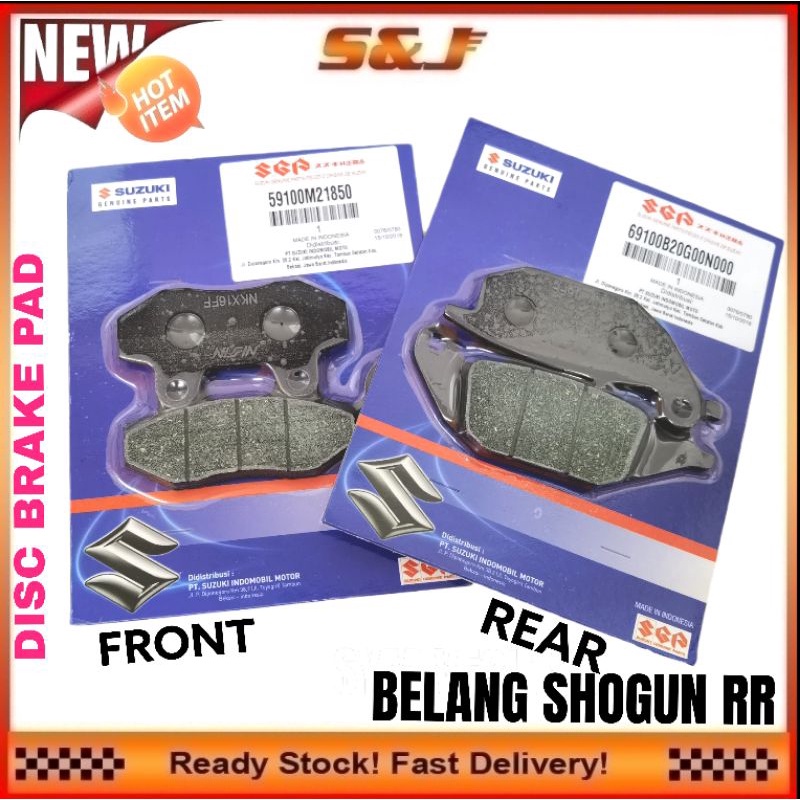 SUZUKI BELANG SHOGUN RR RG RGV SMASH V SMASH REVO DISC BRAKE PAD DISC ...