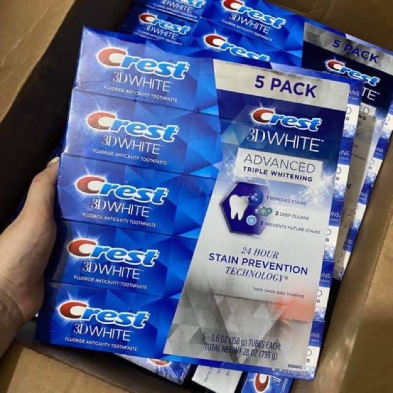 Crest 3D Us Toothpaste bill Costco | Shopee Malaysia