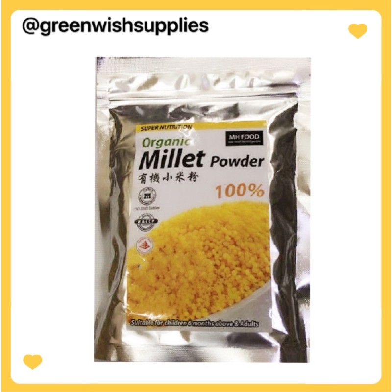 MH FOOD - 100% Organic Millet Powder, 有机小米粉 (300g) Exp:09/2025 [High ...