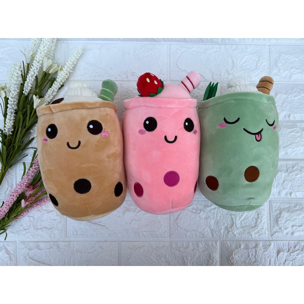Bubble Tea Soft Toy Boba Milk Tea Plush Pearl Milk Tea | Shopee Malaysia
