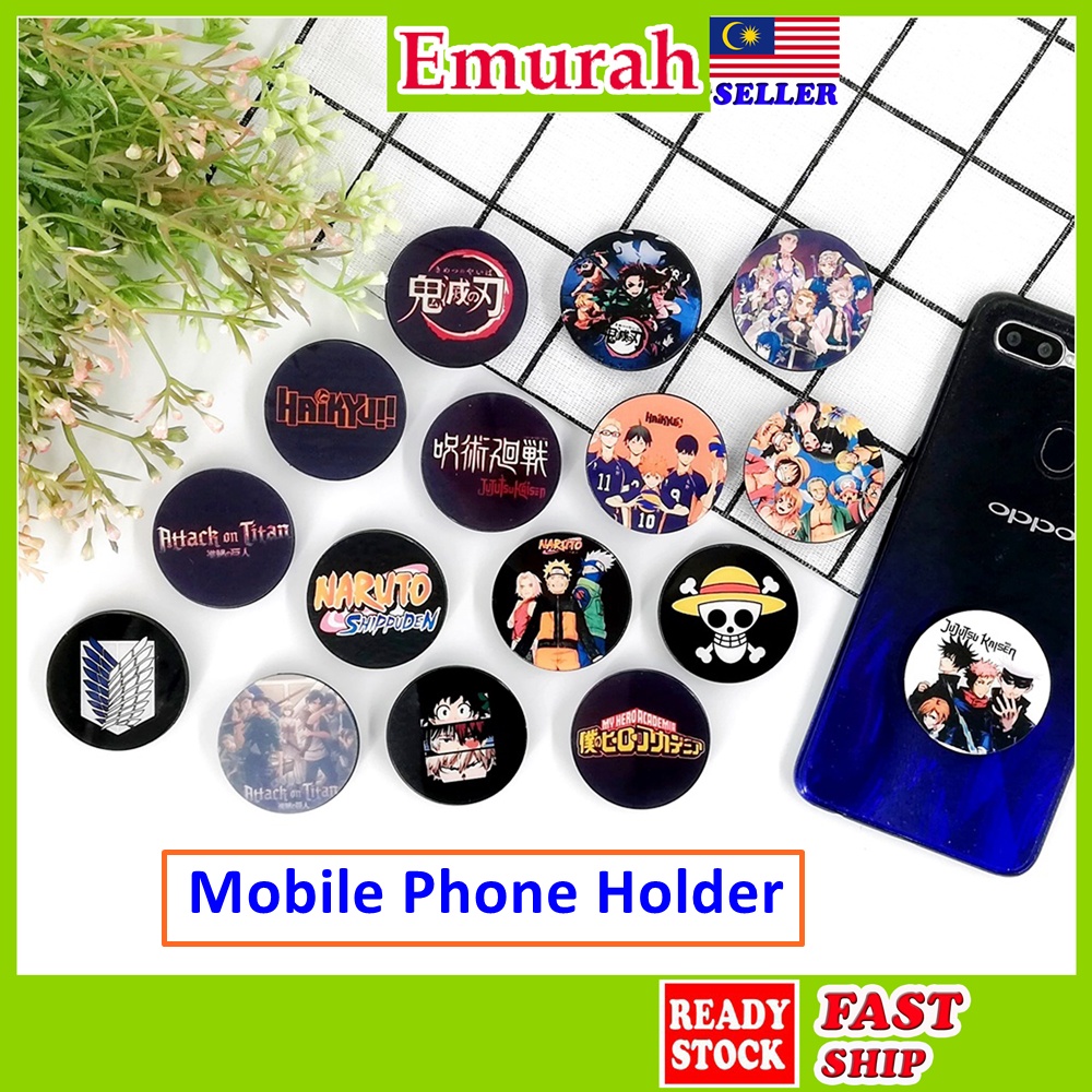 Anime Mobile Phone Holder Phone Stand Demon Slayer Jujutsu Kaisen ...
