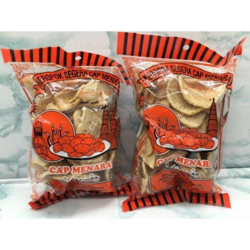 KEROPOK IKAN SEGERA SIRA MAS MADU BERPERISA CAP MENARA 30PACKS=1BUNDLE ...