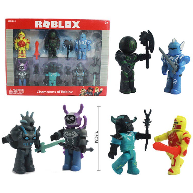 Champions of Roblox Building Blocks Doll Virtual World Games Robot ...