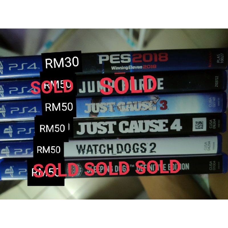 Cds PS4 Used Games to letgo | Shopee Malaysia