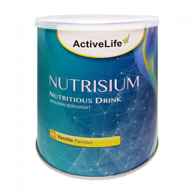 ACTIVELIFE NUTRISIUM NUTRITIOUS DRINK VANILLA FLAVOUR 600G (For ...