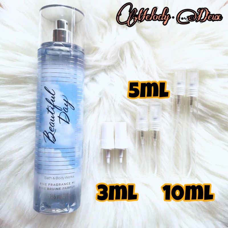 💯🌈🔥 BEAUTIFUL DAY FRAGRANCE MIST🌈🔥 (TRIAL) 3 ml 5ml & 10ml | Shopee ...