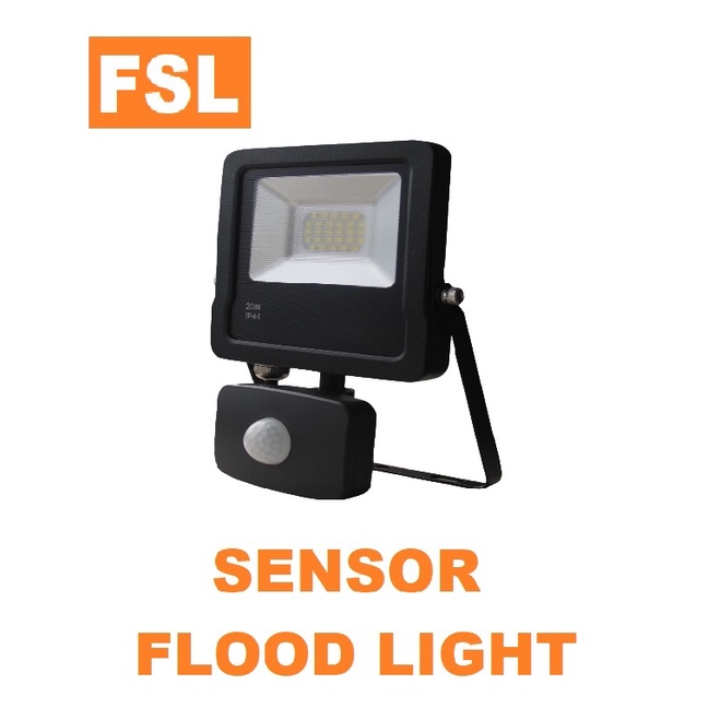 FSL 10W 30W 50W SENSOR FLOODLIGHT IP65 WATERPROOF (6500K) | Shopee Malaysia