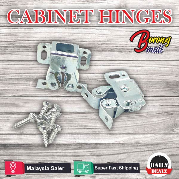 Stainless Steel DIY Drawer Cupboard Hinges Soft Close/Engsel Kabinet ...