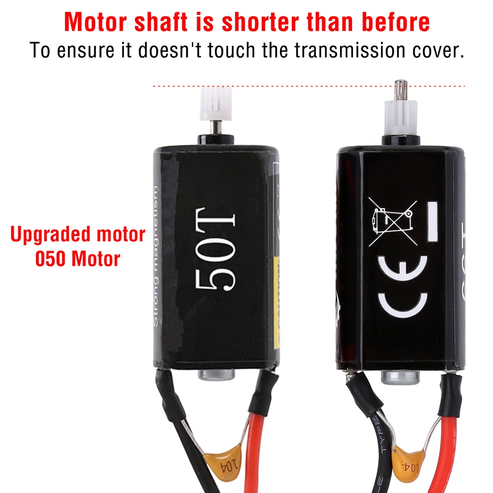 SCX24 Motor Upgrades Kit Strong Magnetic Brushed Esc Motor Combo for 1/ ...