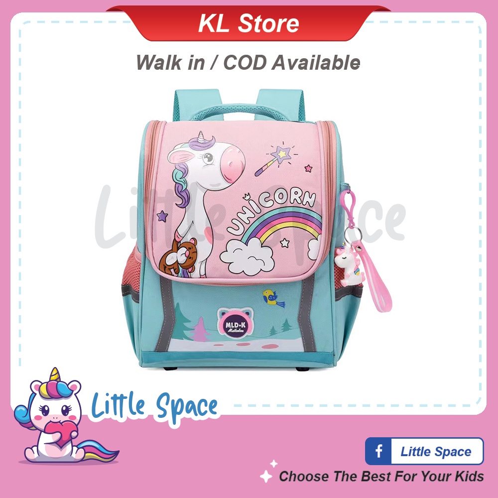 Kids School Bag Unicorn Beg Sekolah For Kids Dinosaur Beg Sekolah ...