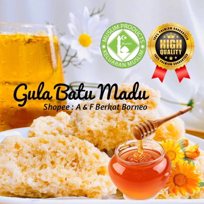 🐝 Gula Batu Madu🐝 🌼Honey Rock Sugar | Shopee Malaysia