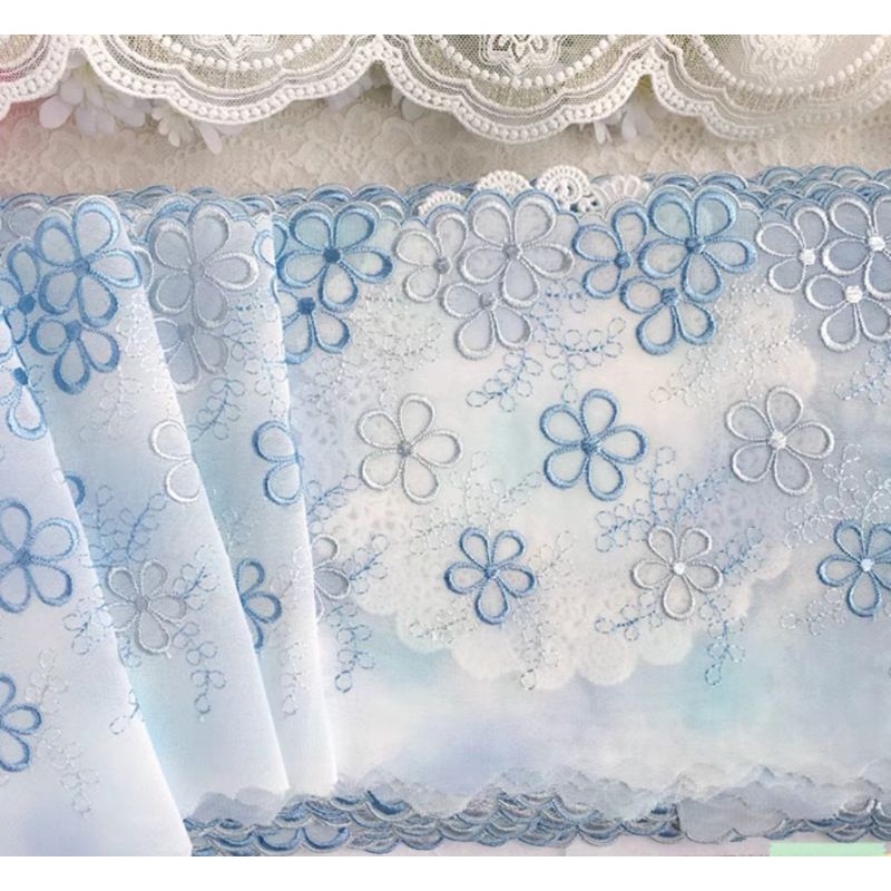 * Ready Stock * 17cm Width Renda Lace Baju/Fabric Lace/Embroidery Lace ...