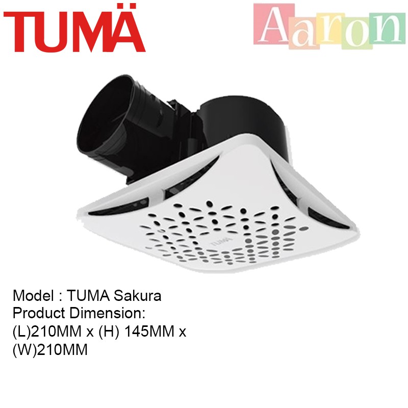 TUMA Air Ventilator Exhaust Fan All Model(Sakura, Bavaria, Coco ...