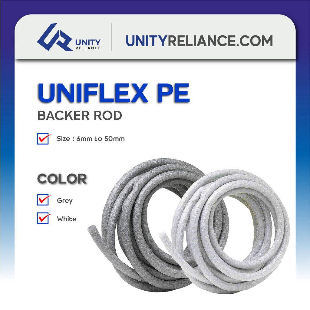 (FULL ROLL) Closed Cell Polyethylene - PE Backer Rod / Grey | Shopee ...