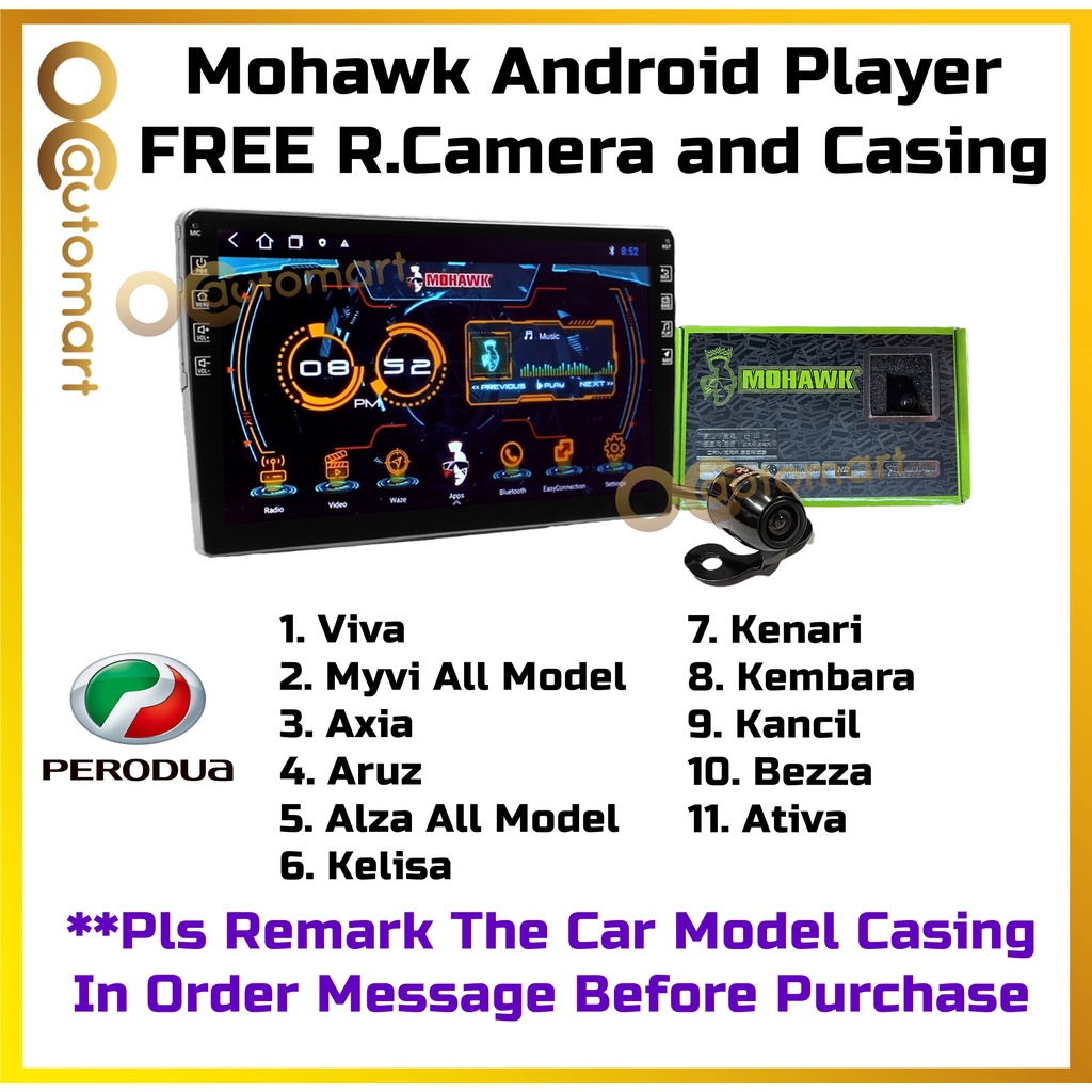 [Installation Provided] Mohawk FREE CASING + REVERSE CAMERA MS Series ...