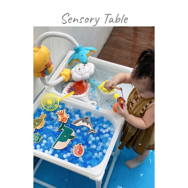 READY STOCK Ikea Trofast Sensory Flisat Table Montessori play(box+lids ...