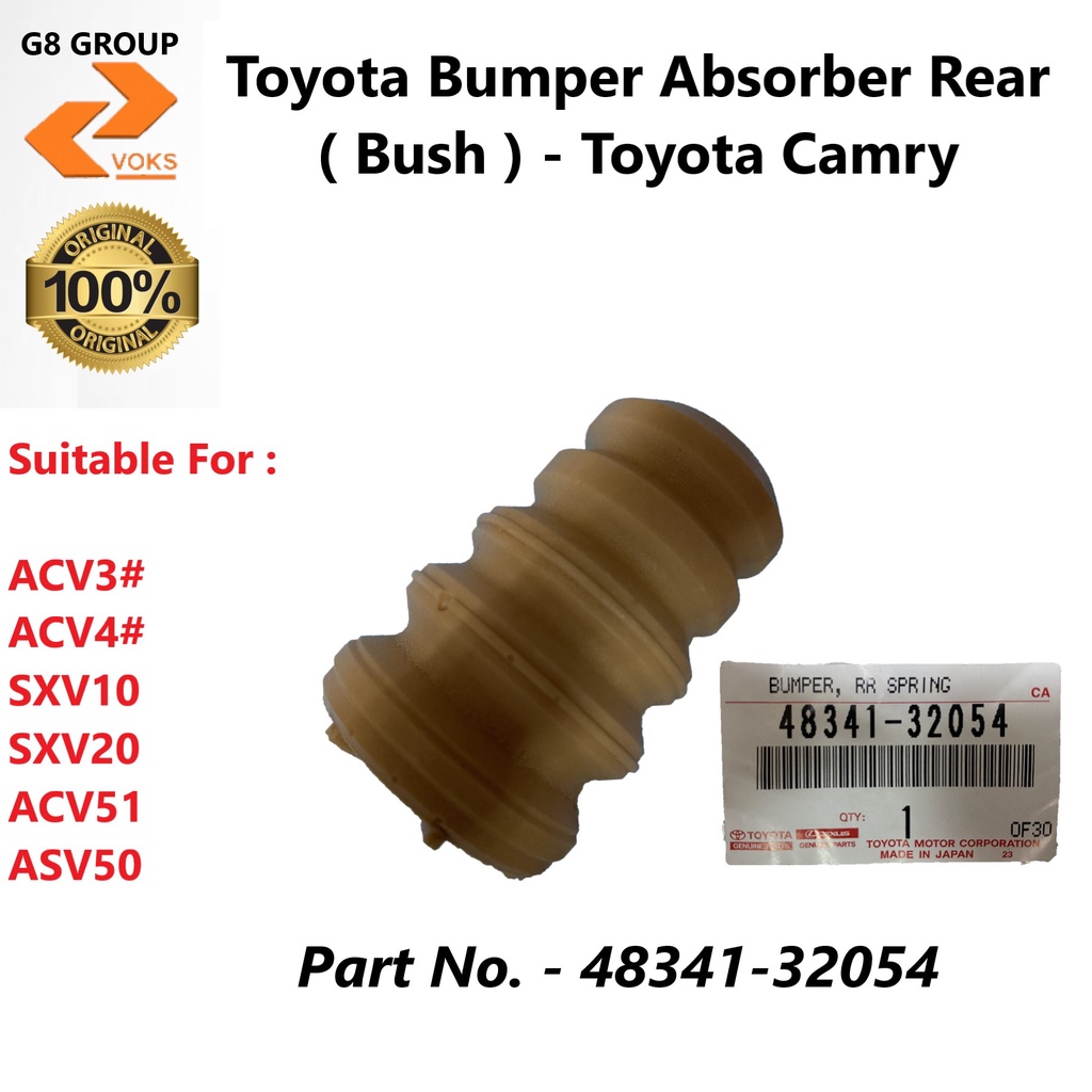 Toyota Bumper Absorber Rear ( Bush ) - Toyota Camry ( 48341-32054 ...