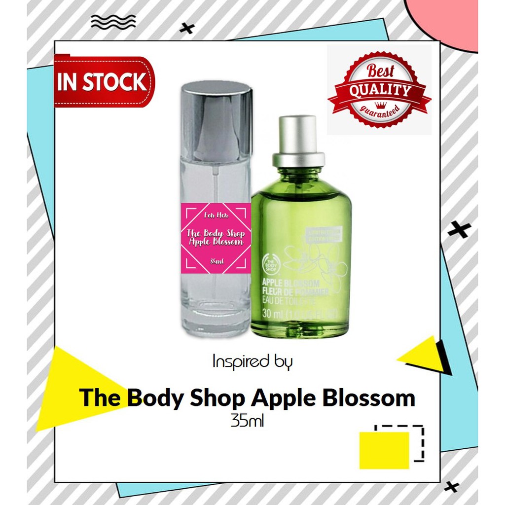 READY STOCK PERFUME BORONG Inspired by Body Shop Apple Blossom EDP ...