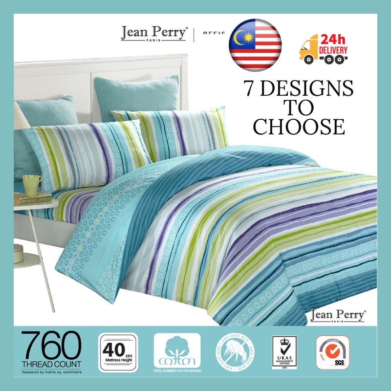 Jean Perry Exclusive Super Single Queen King 5-IN-1 Quilt Comforter ...