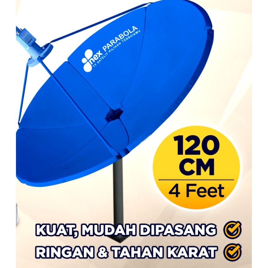 Solid Parabolic Dish 120cm diameter NexParabola (4 Feet) | Shopee Malaysia