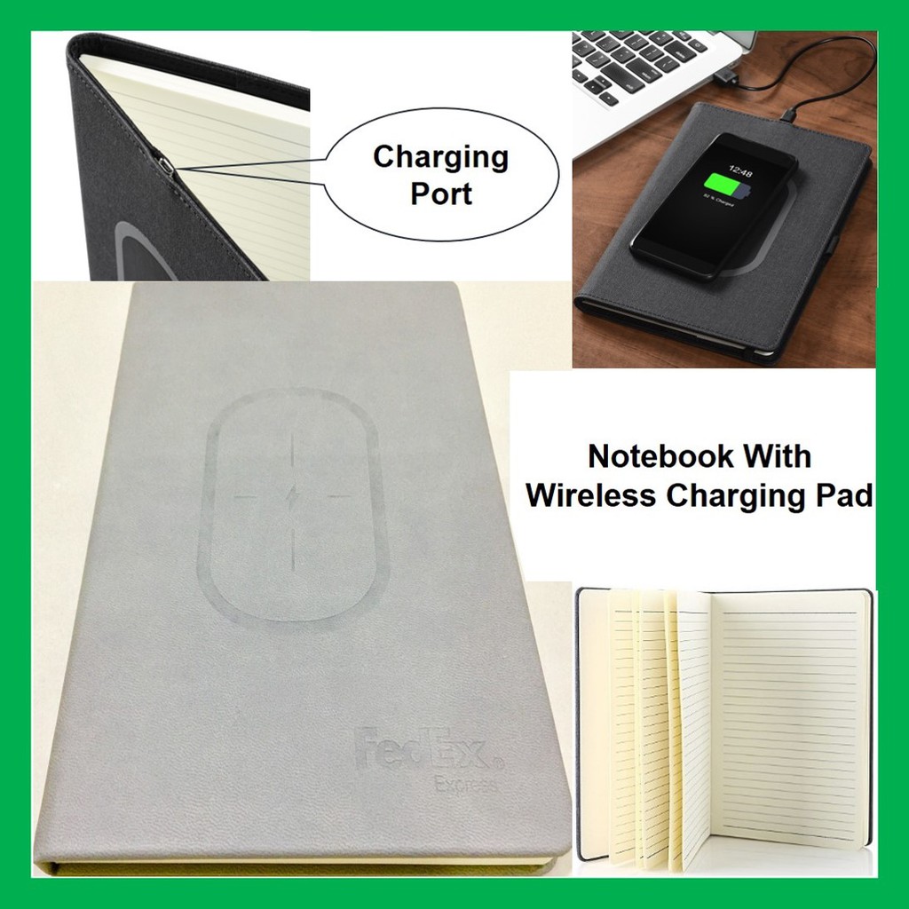 [READY STOCK] FedEx Notebook With Wireless Charging Pad Buku Nota ...