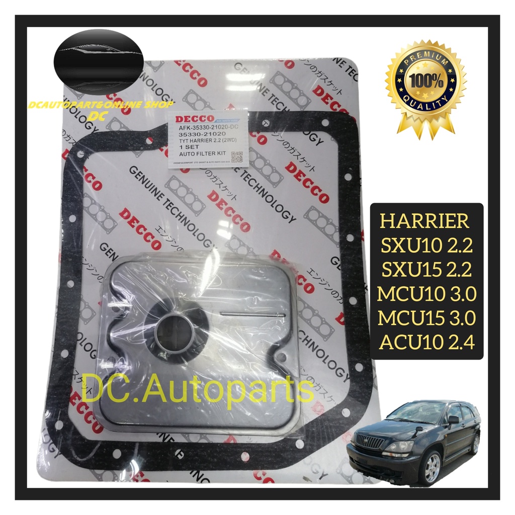 AUTO FILTER TOYOTA HARRIER 2.2 SXU10 SXU15 MCU10 MCU15 ACU10 2WD 1997 ...