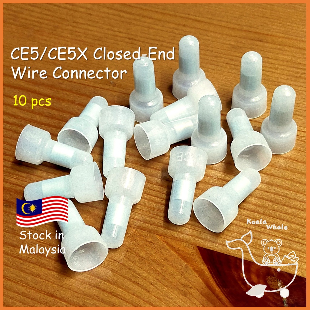 10PCS CE5 CE5X CE-5X CE5-X CE-5 Closed End Wire Connector Crimp ...