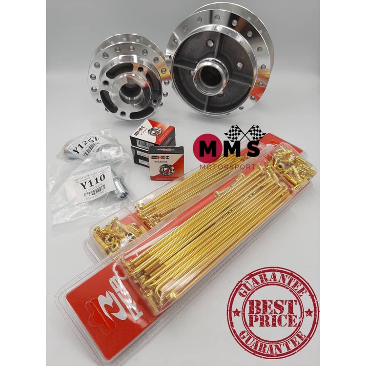 Yamaha Y125ZR Y125 Set Hub Gantang Diamond Polish Racing Boy Lidi Spoke ...