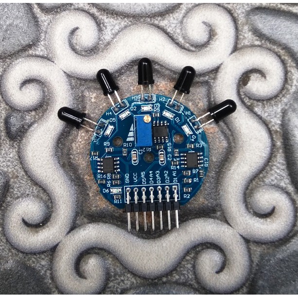 Flame SENSOR (Fire SENSOR) INFRARED Receiver 5 CHANNEL INFRARED IR ...