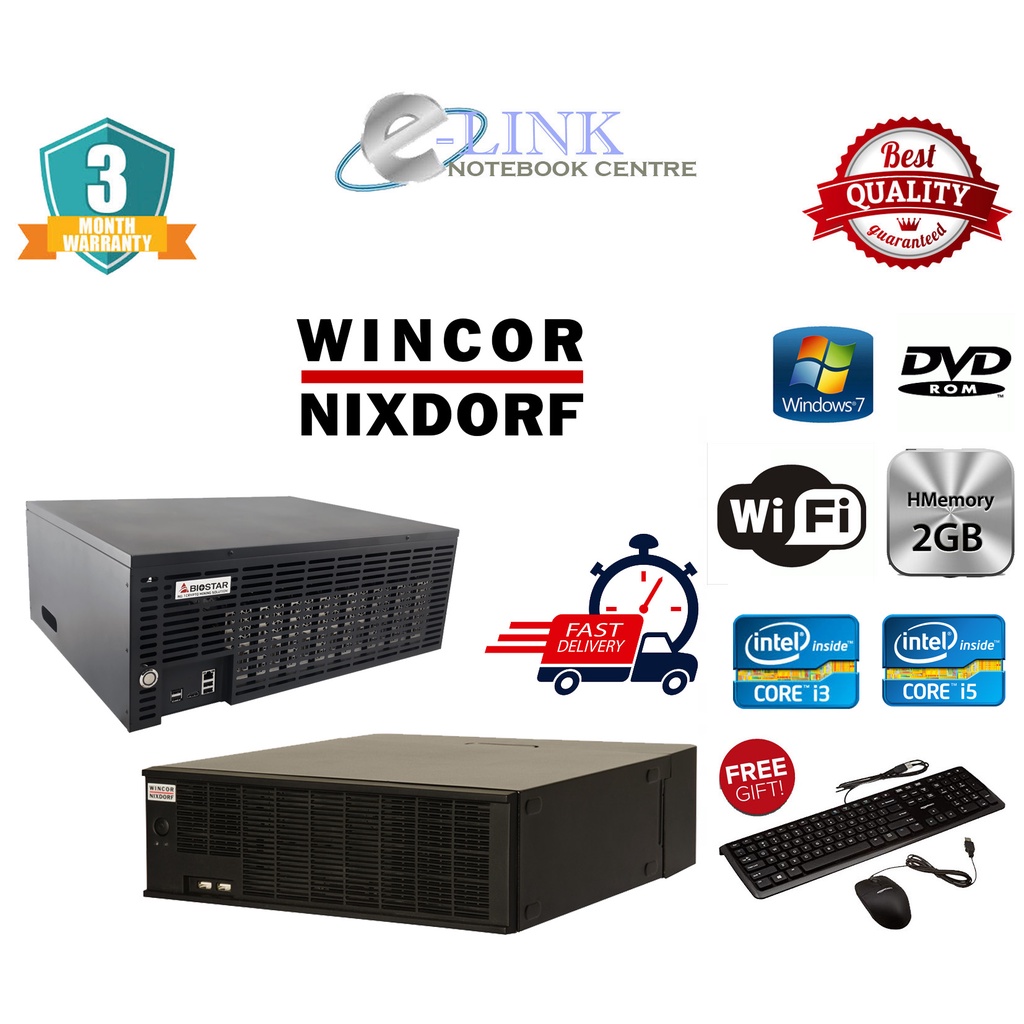 ( Wincor i3 i5 2-3th Generation Refurbished ) Wincor Beetle i8A / 4GB ...