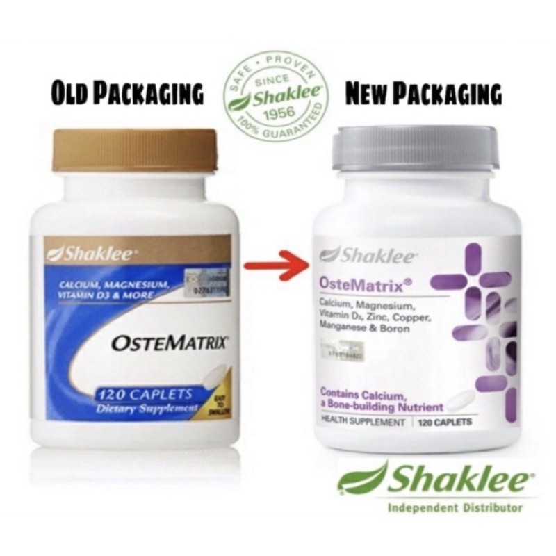 🌟FREE GIFT- Shaklee OsteMatrix / Calcium Magnesium (120 Tablets) - Fast ...