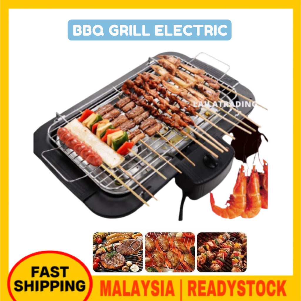 FULLY WRAP Electric Barbeque Grill Bbq Pan Grill Pembakar Bbq Pembakar ...