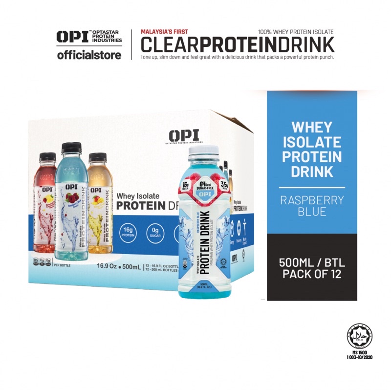 [WHOLESALE] 1st Malaysia OPI Whey Protein Drink Per Carton (12 x 500ml ...