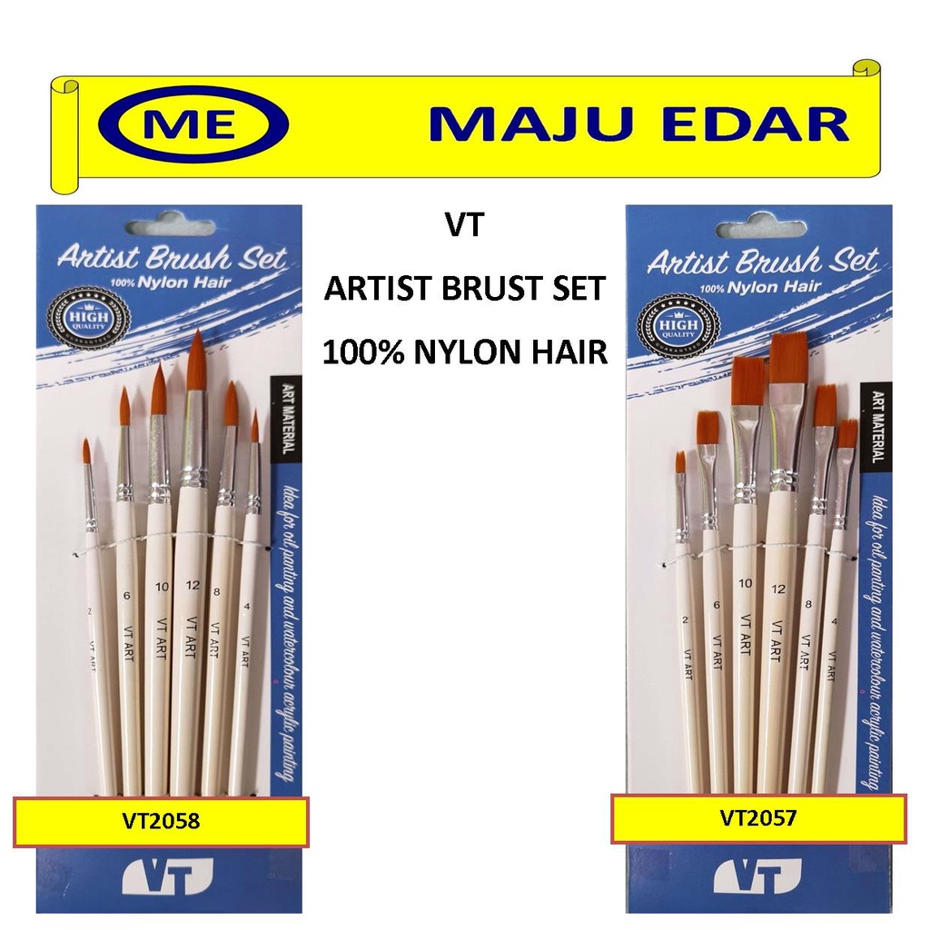 VT ARTIST BRUSH SET 6'S/ BERUS LUKISAN | Shopee Malaysia